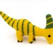 CROCHET PATTERN Amigurumi Parasaurolophus Dinosaur by Mevvsan PDF ...