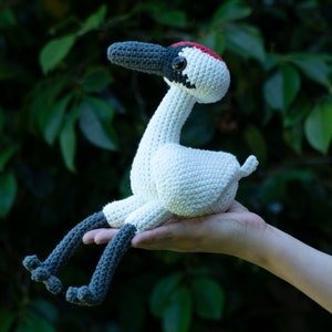 CROCHET PATTERN Amigurumi Whooping Crane Bird by Mevvsan [PDF Instant ...