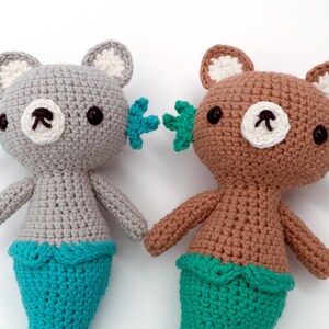 CROCHET PATTERN Mercat, Purrmaid, Merkitty, or Mermaid Cat by Mevvsan ...