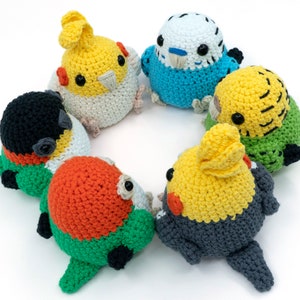 PATTERN BUNDLE Amigurumi Parrots Crochet Pattern Bundle #1 by Mevvsan [PDF Instant Download] - Etsy
