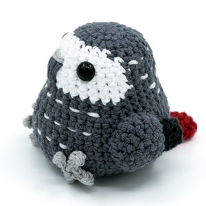 CROCHET PATTERN Amigurumi African Grey Parrot by Mevvsan [PDF Instant ...