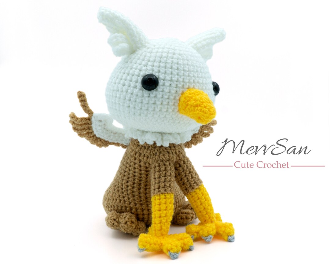 CROCHET PATTERN Amigurumi Griffin by Mevvsan PDF Instant - Etsy