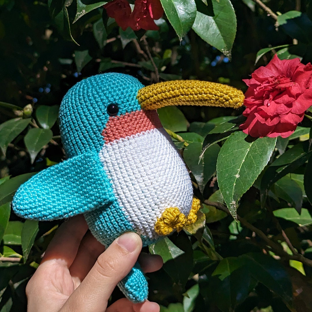 MADE to ORDER - Amigurumi Big or Little Hummingbird - Cute Crochet Bird ...