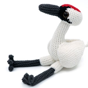 CROCHET PATTERN Amigurumi Whooping Crane Bird by Mevvsan [PDF Instant ...