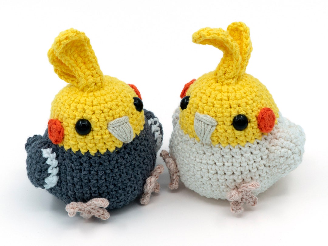 CROCHET PATTERN Amigurumi Cockatiel Parrot Bird by Mevvsan [PDF Instant ...