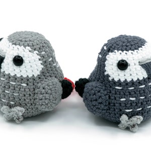 CROCHET PATTERN Amigurumi African Grey Parrot by Mevvsan [PDF Instant ...