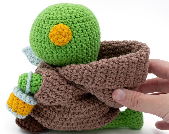 MADE to ORDER - Amigurumi Final Fantasy Tonberry Doll - Amigurumi ...