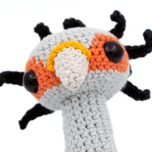 CROCHET PATTERN Amigurumi Secretary Bird by Mevvsan [PDF Instant ...