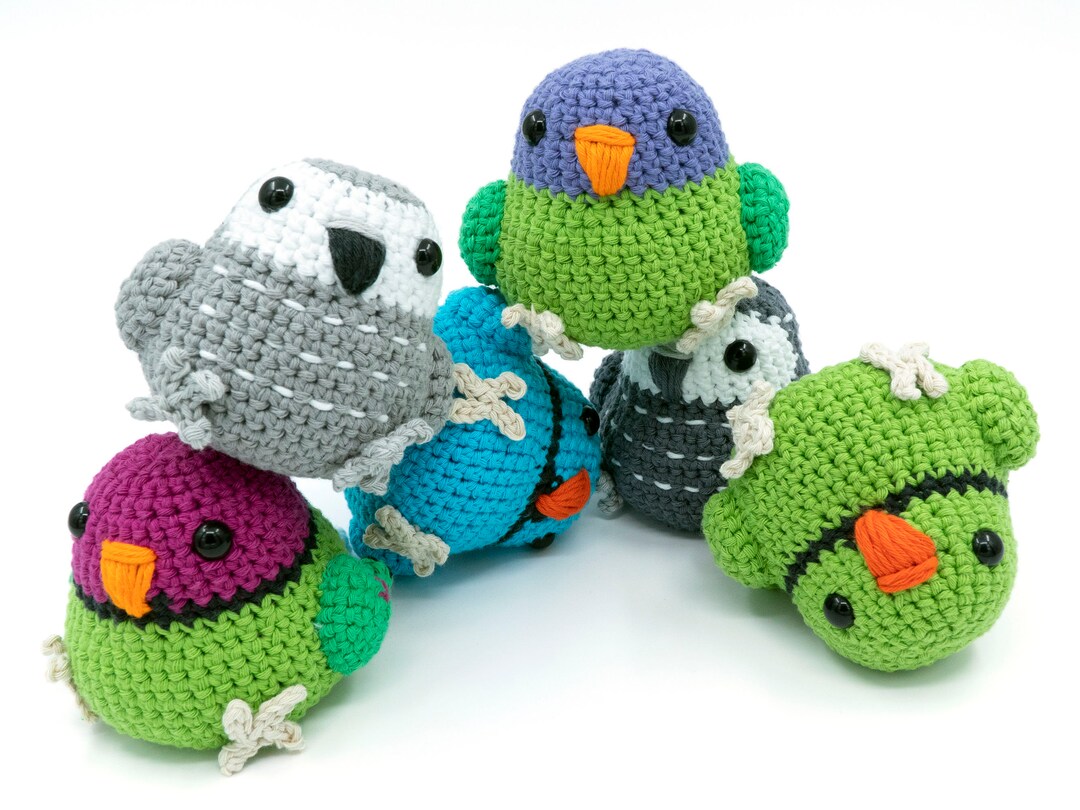 PATTERN BUNDLE Amigurumi Parrots Crochet Pattern Bundle #2 by Mevvsan [PDF Instant Download] - Etsy