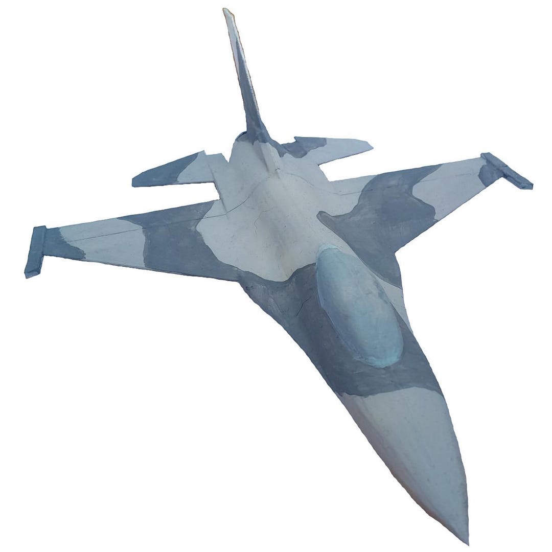 Model Airplane Jet Fighter Jet F-16 Fighting Falcon Airplane - Etsy