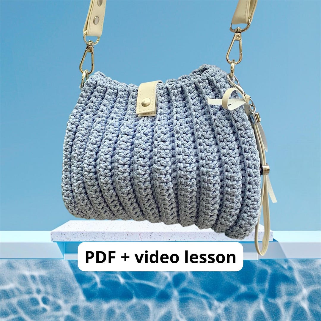 Häkelanleitung für Muschel-Tasche mit Schritt-für-Schritt Videos – PDF ...