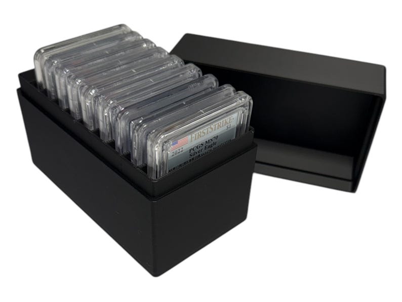 Graded Coin, Coin Slab Storage Box - Etsy