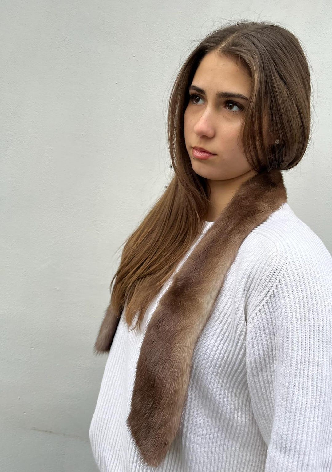 Genuine Sable Fur Scarf - Etsy