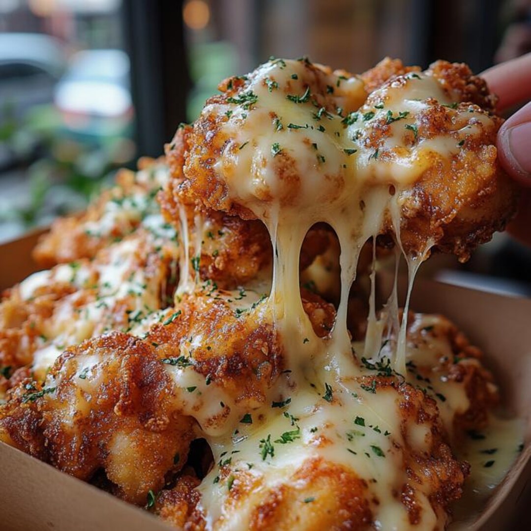 BEST RECIPE FOR the Ultimate Cheesy Fried Chicken Snack—crispy ...