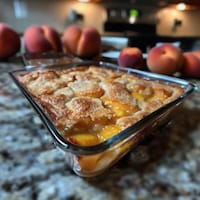 Farm Fresh Peach Cobbler Recipe Download - Etsy
