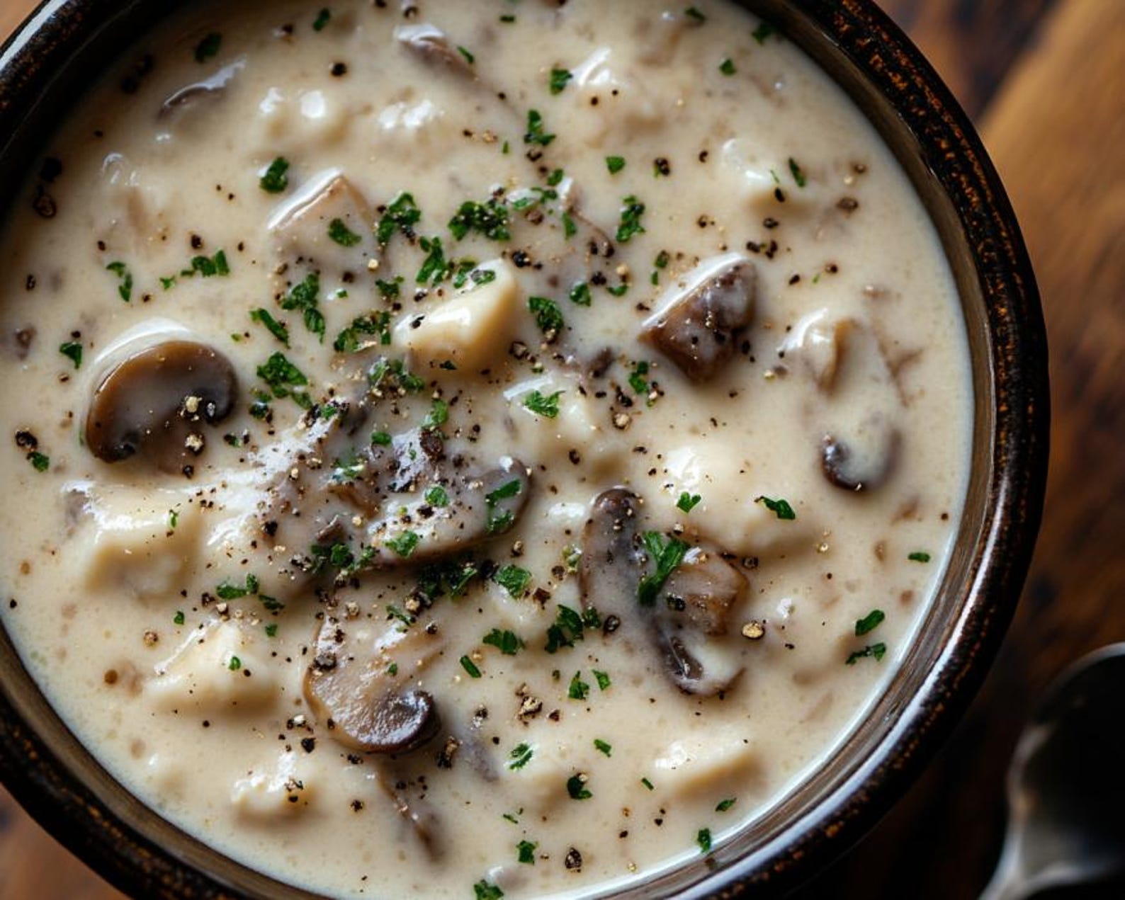 EASY RECIPE for Creamy Mushroom Soup : Printable PDF Download - Etsy