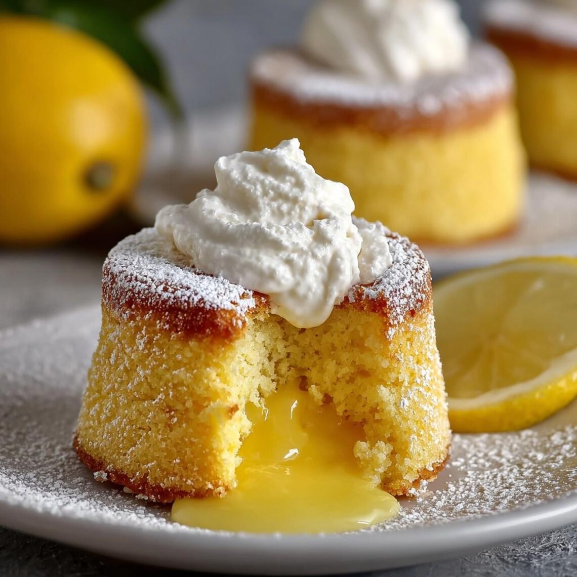ESAY RECIPE for Lemon Lava Cake – Fast Molten Lemons Dessert PDF - Etsy