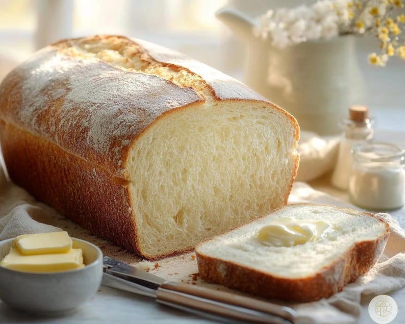EASY RECIPE for Classic Soft White Bread : Homemade Baking (printable ...