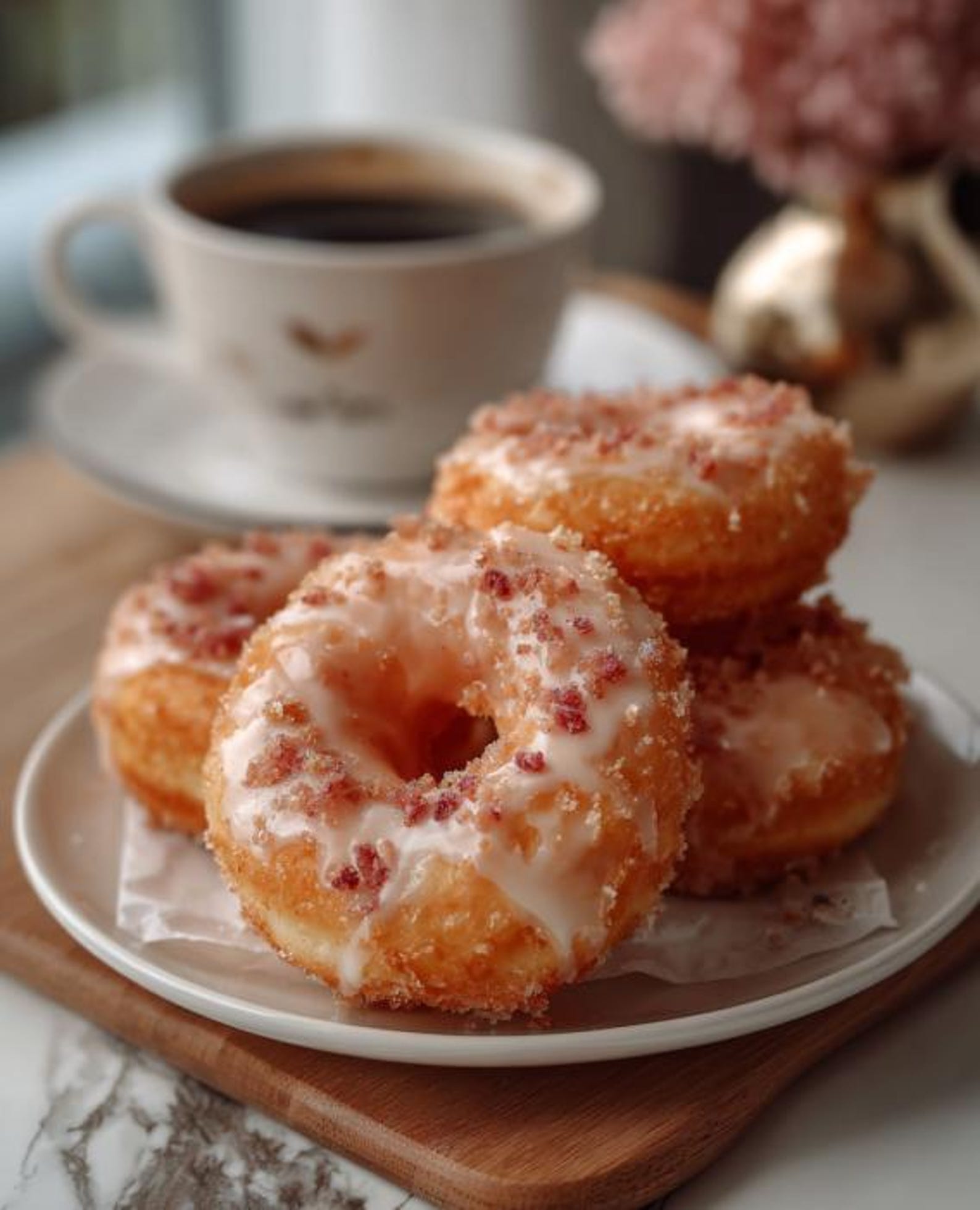 EASY RECIPE for Crispy Glazed Donuts – Fluffy Fried Donut With Sweet ...