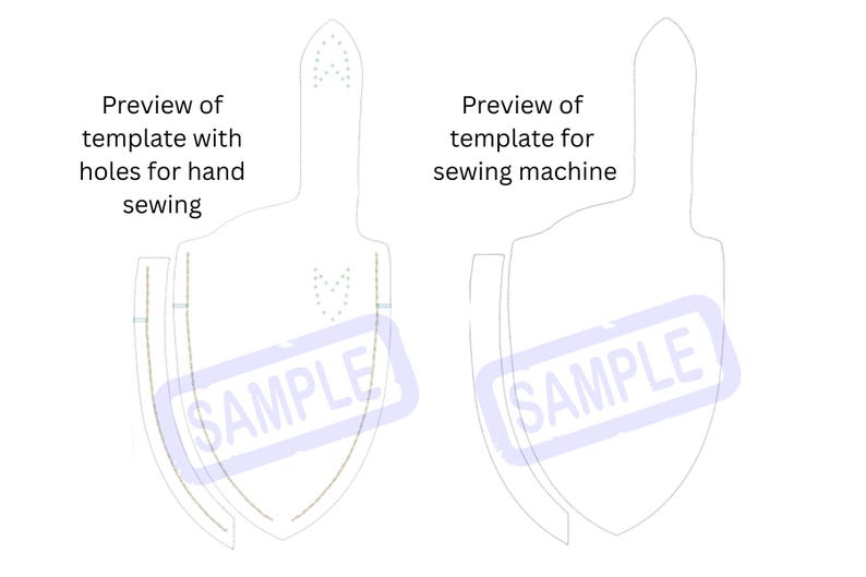 Leather Knife Sheath Template | SVG, PDF Pattern (digital Download) - Etsy