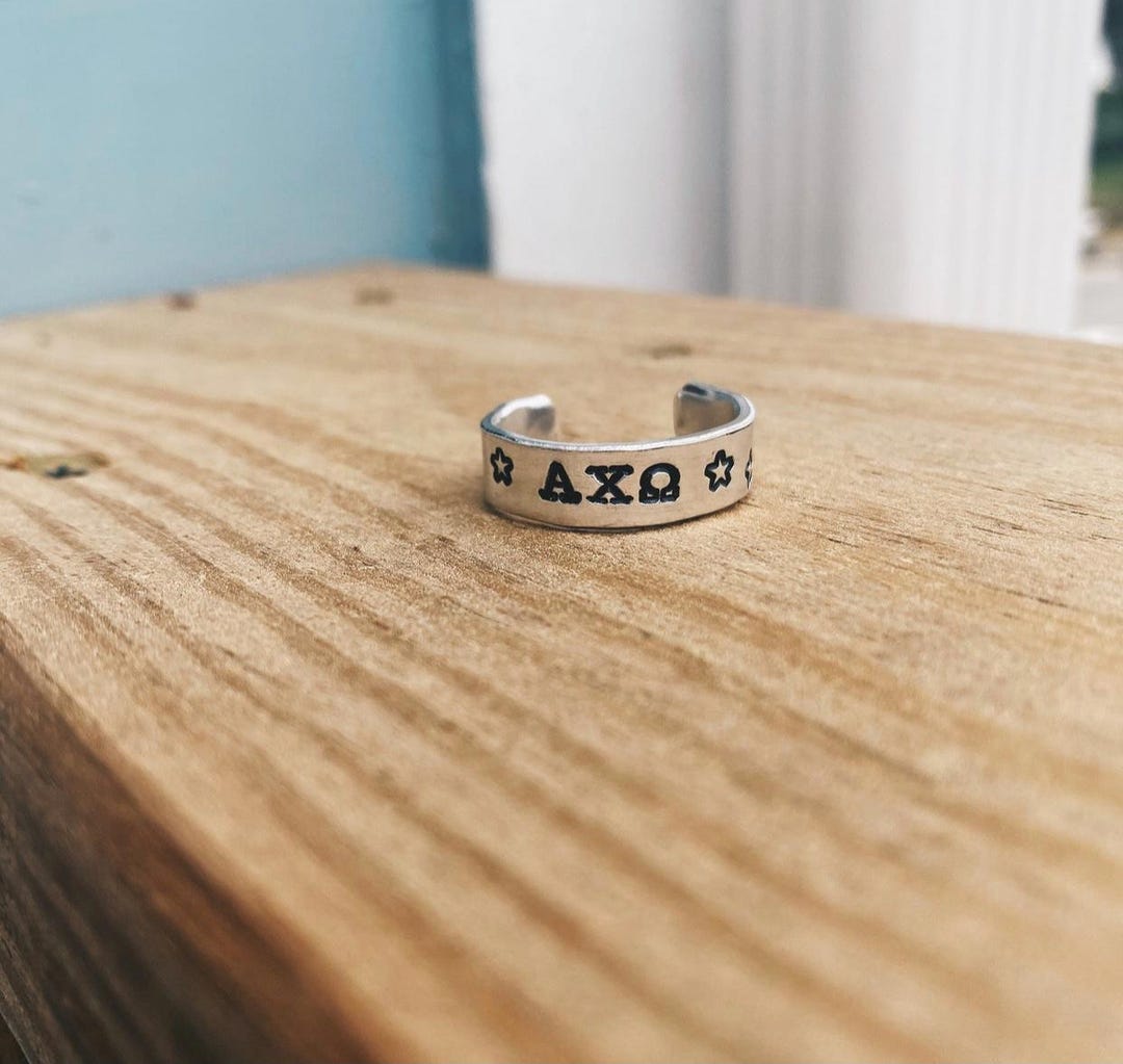 Sorority Rings Custom Big Little Gift Initiation Gift - Etsy