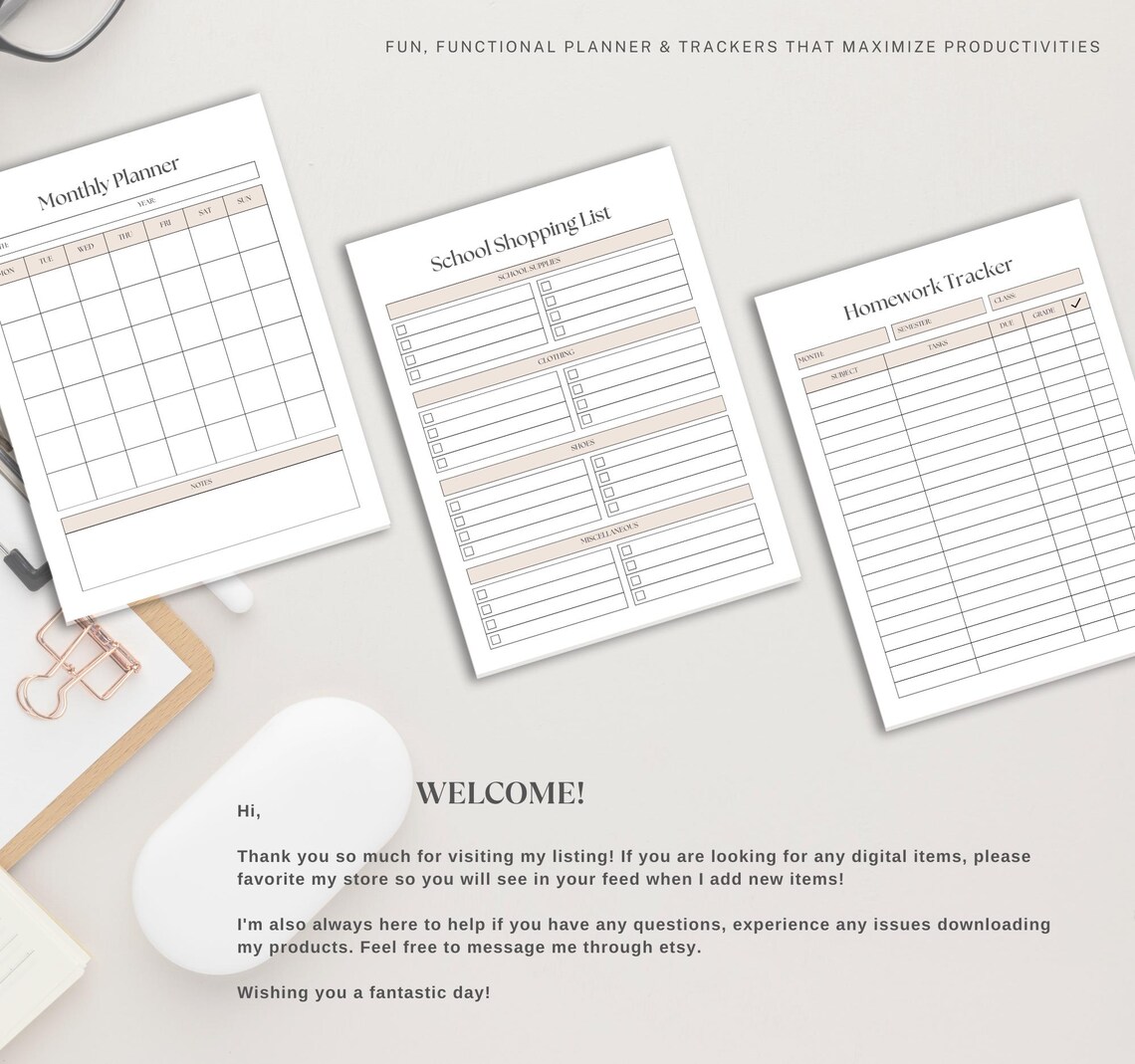 2024-2025 Homeschool Planner for Kids | Academic Organizer & Lesson ...