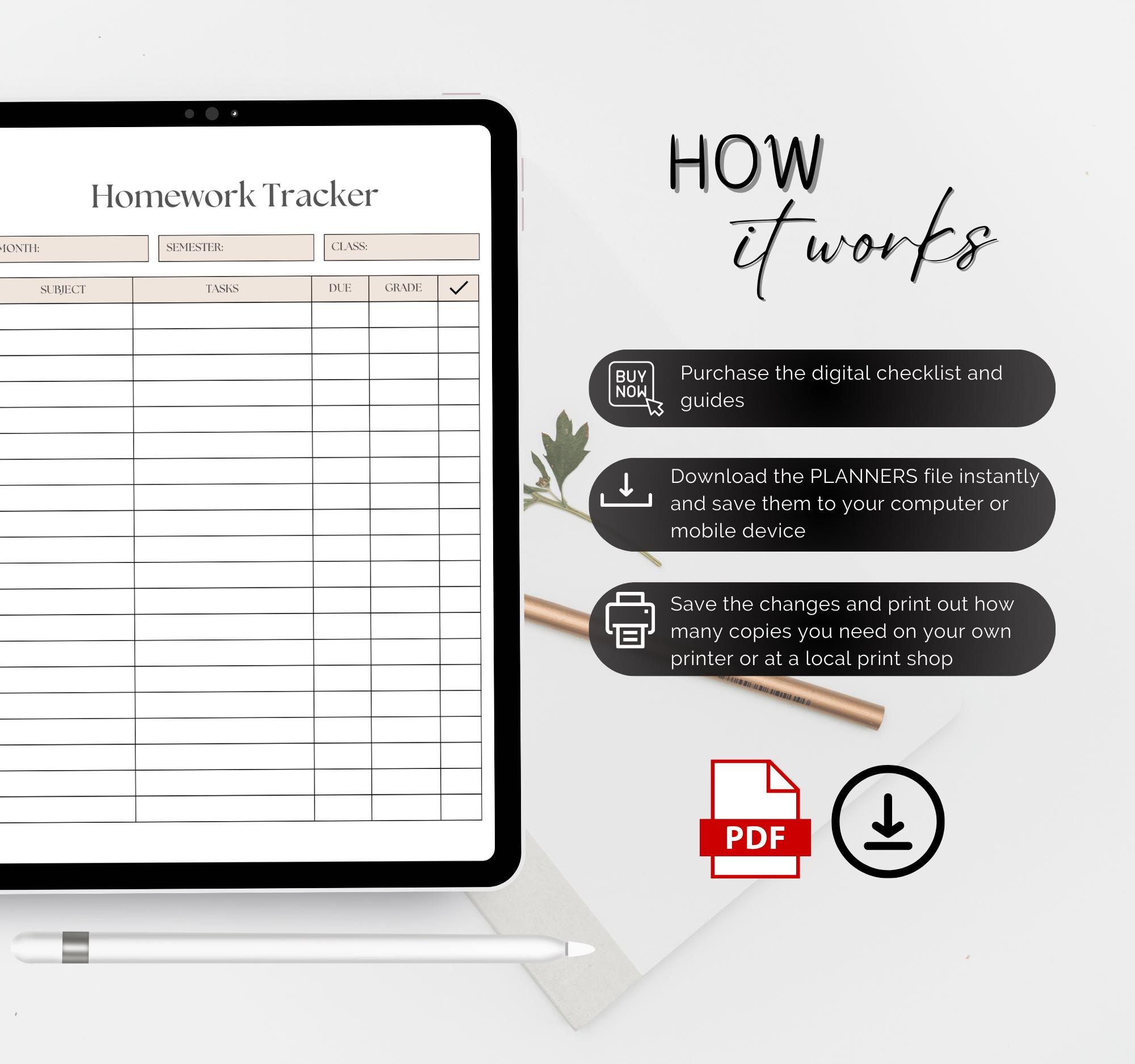 2024-2025 Homeschool Planner for Kids | Academic Organizer & Lesson ...