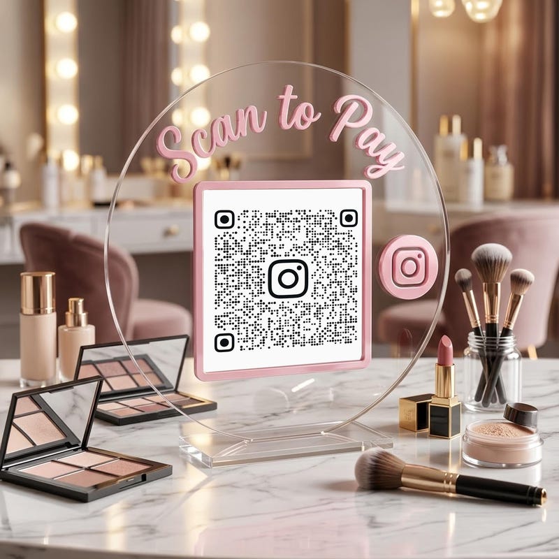 3d Payment Sign Stand - Etsy