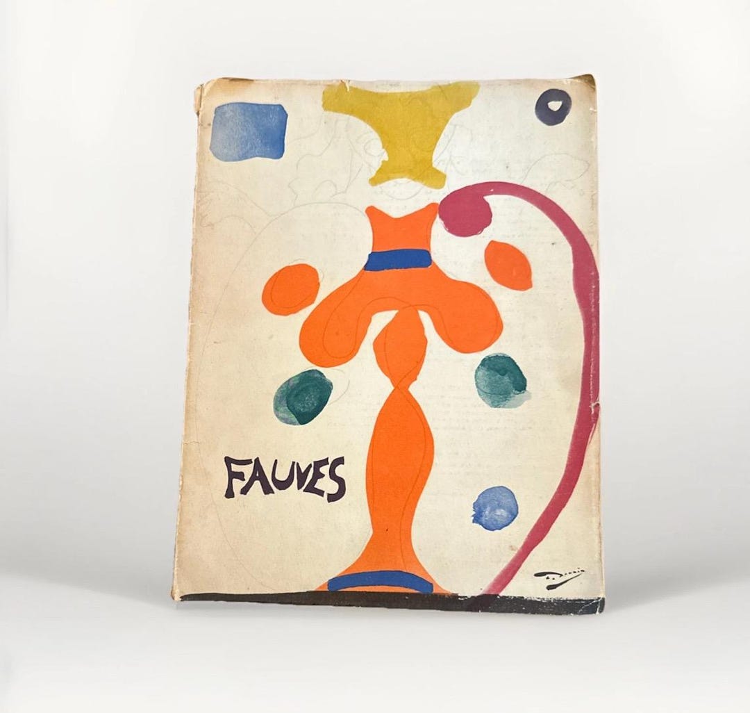Art Book "les Fauves" 1953 MOMA Catalog Matisse, Marquet, Durain, Color ...