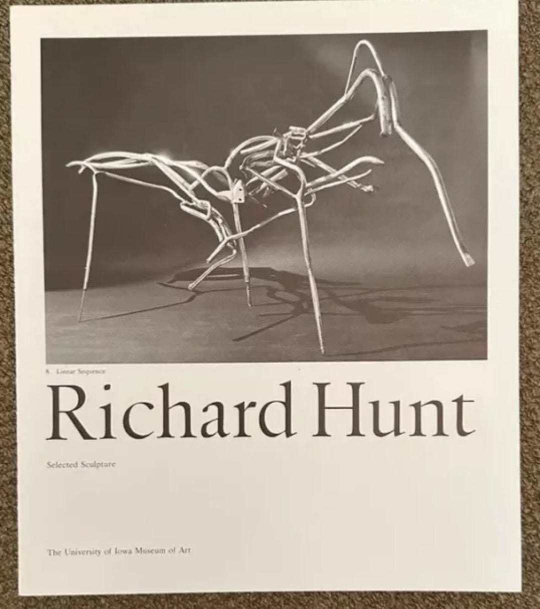 Chicago Sculptor Richard Hunt 1st Edition Exhibition Catalog - Univ. of ...