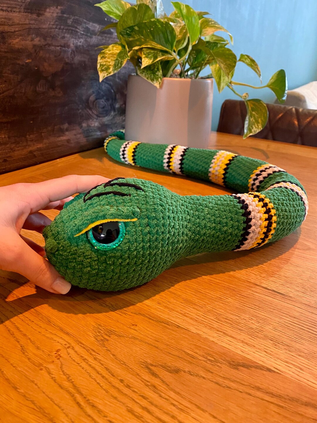 Low Sew Snake Amigurumi Crochet Pattern / Snake Crochet Pattern ...