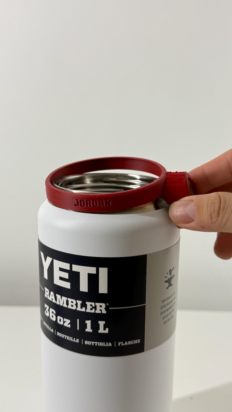 For the Yeti Rambler 36oz Bottle - Customizable Name Band With AirTag ...