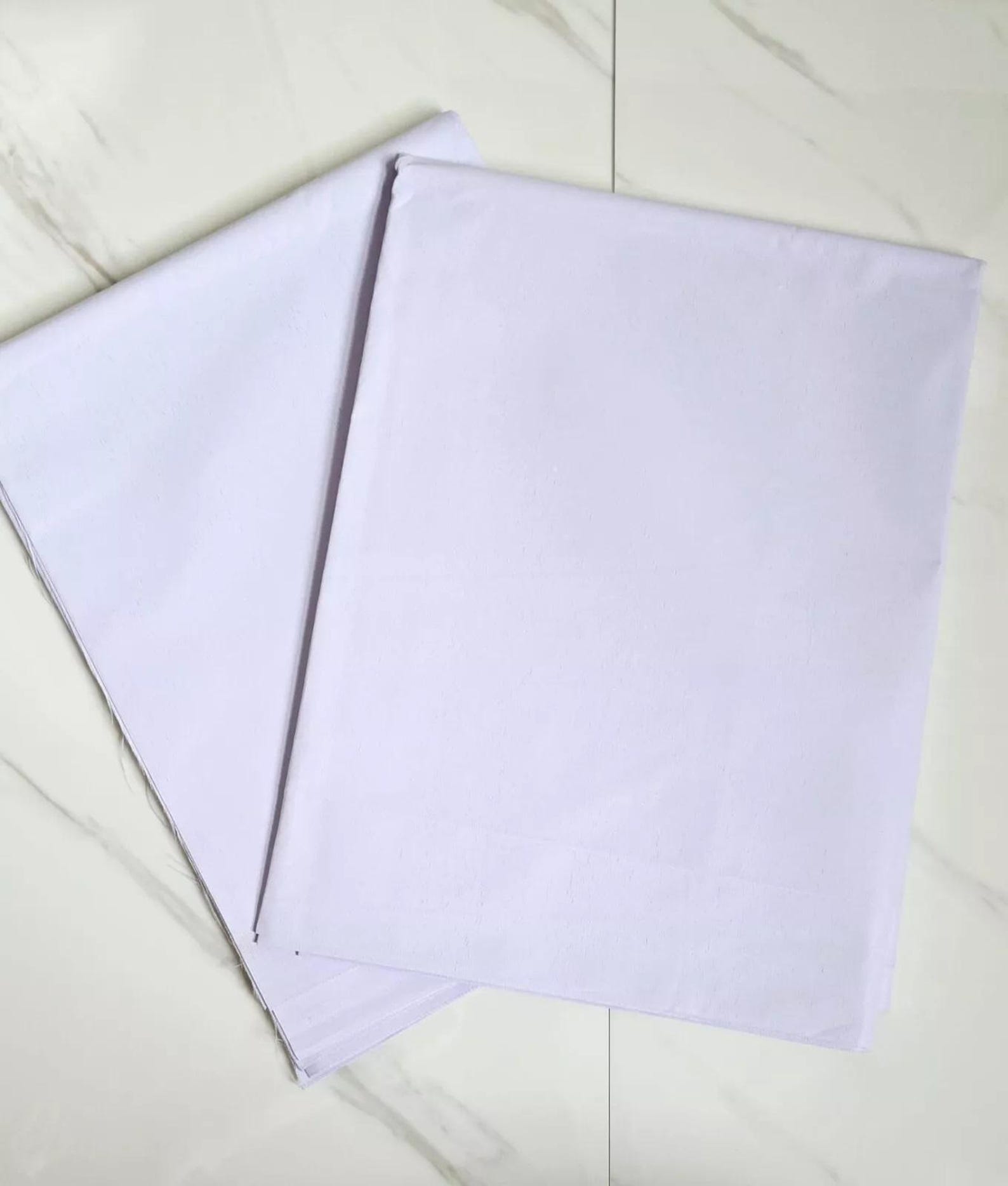 Hajj and Umrah Ehram/ihram for Adult, Pure Cotton Fabric White Long 2 ...