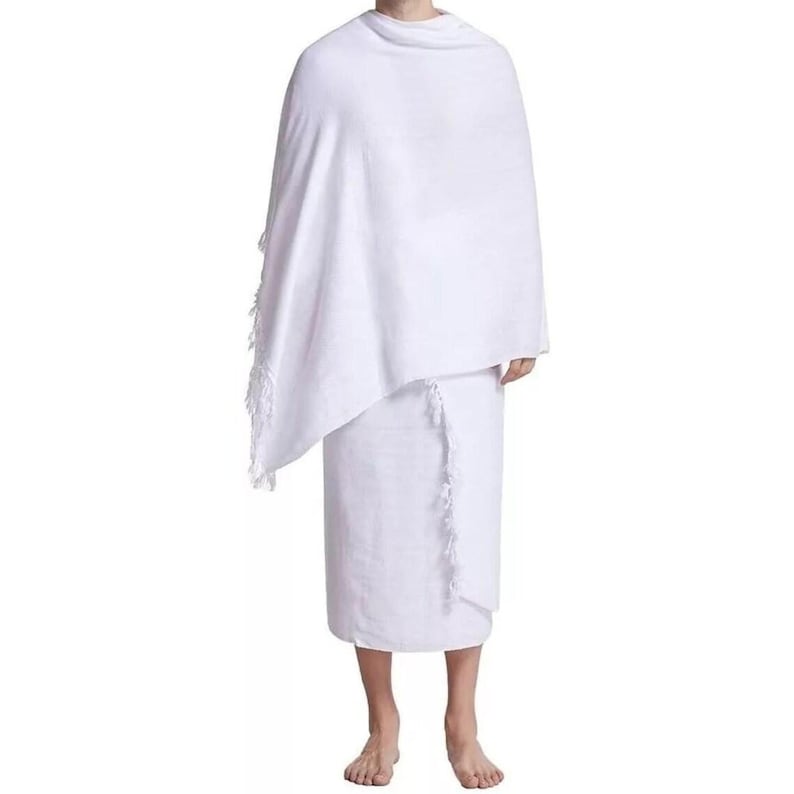 Hajj and Umrah Ehram/ihram With Free Cotton Ihram Belt for Adult, Pure ...