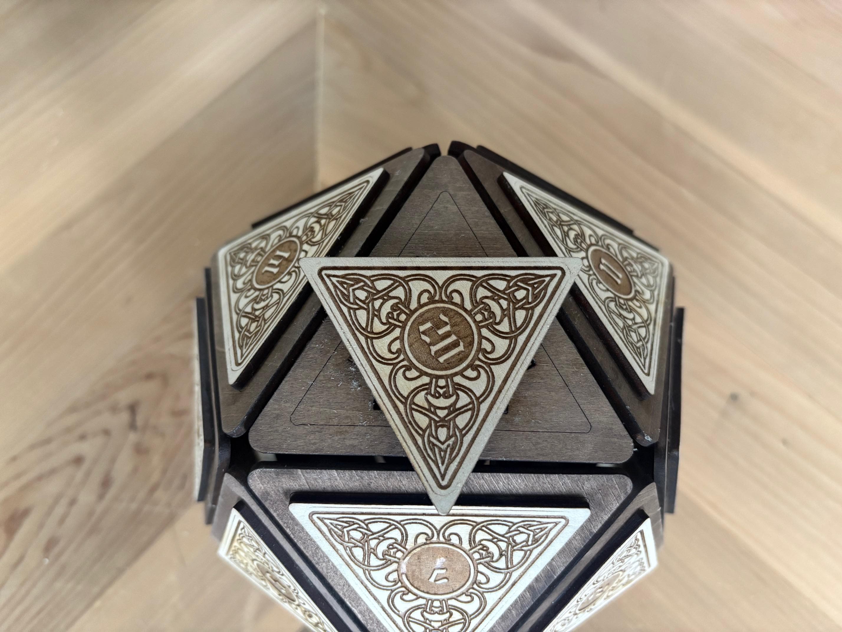 D20 Dice Bank | DIGITAL Files for Laser Cutting | Ai, Pdf, Svg, Dwg, Dxf, Eps | Kerfed and ...