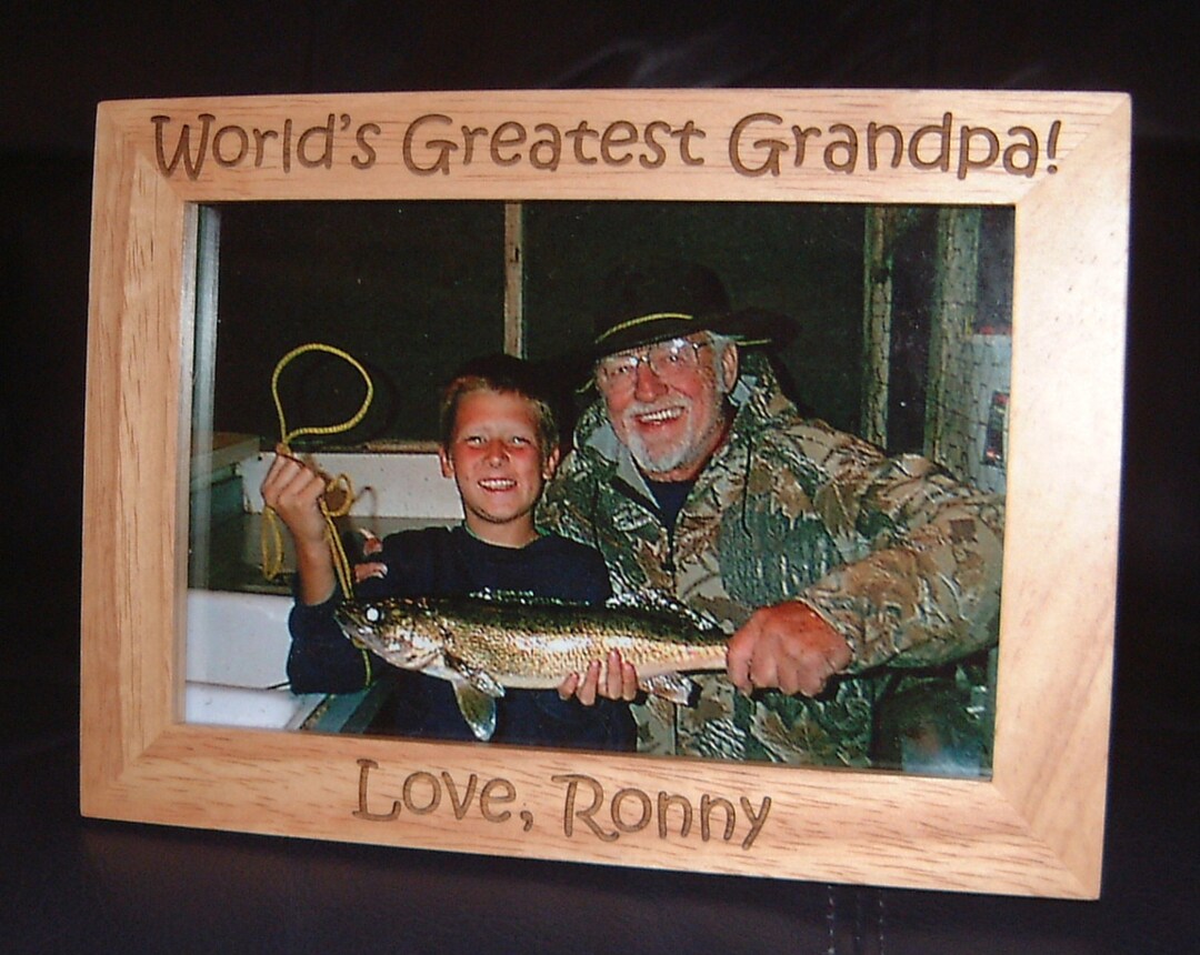5x7 Engraved Grandfather Frame, Personalized Grandparents Frame ...