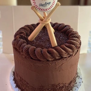 Personalized Baseball Cake Topper, Custom Baseball Cake Topper ...