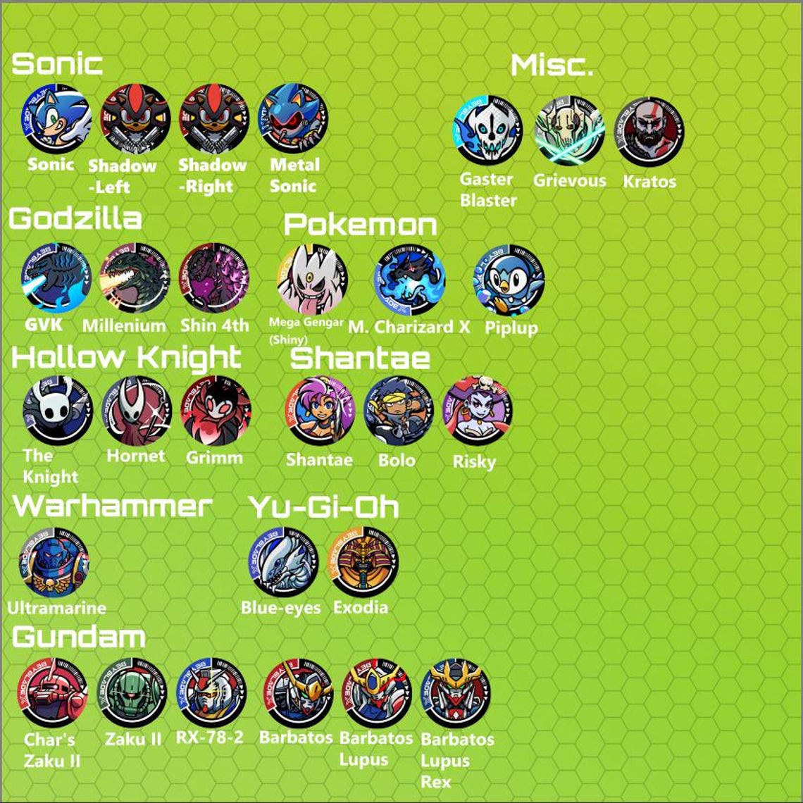 Beyblade X Premade Gear Chip Icon- Pick 1 Custom Sticker - Etsy