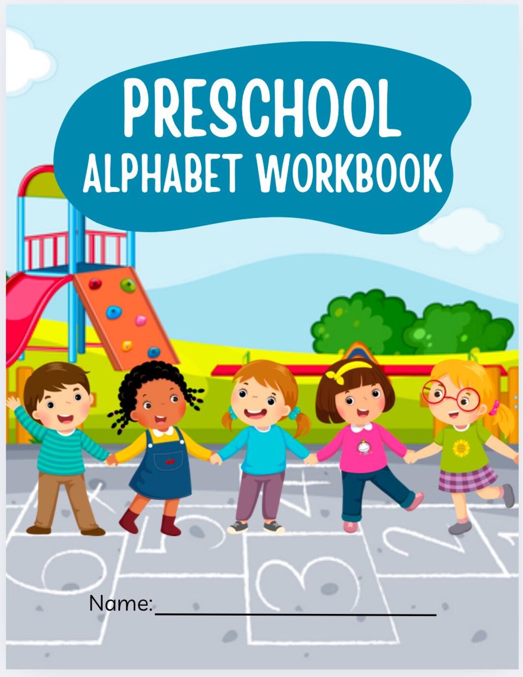 Preschool Alphabet Workbook - Etsy