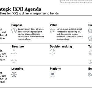 Mckinsey Framework Template - Real Project Slides (operating Model ...