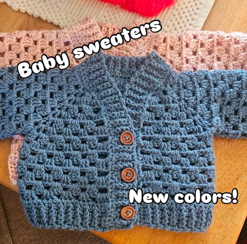 Handmade Baby Sweater - Etsy