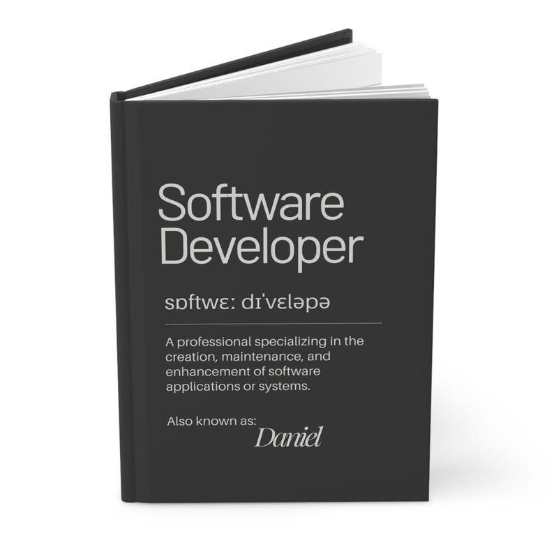 Personalized Software Developer Journal: Tech Gift - Etsy