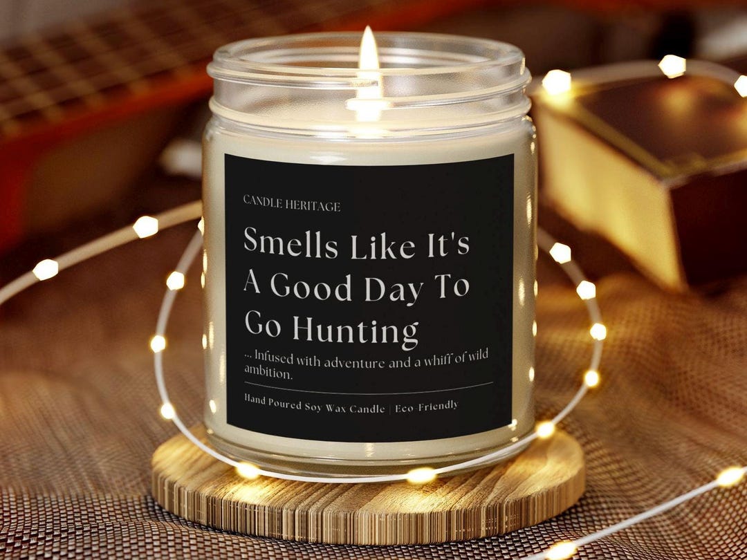 Personalized Go Hunting Candle Unique Mens Gifts Hunting Gifts Gift for ...
