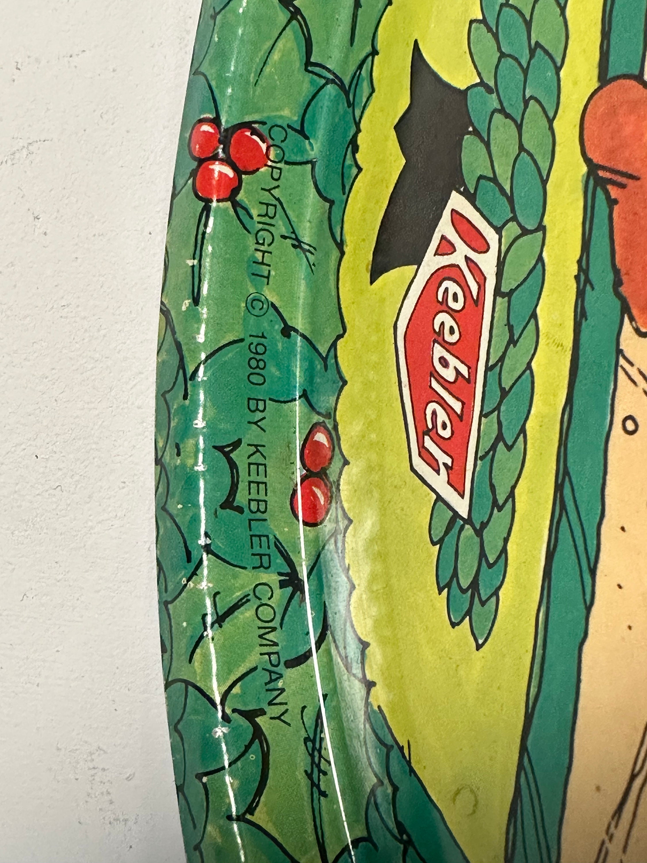 Vintage 1980 Keebler Elves Christmas Cookie Tray 10.5 Nostalgic Serving ...