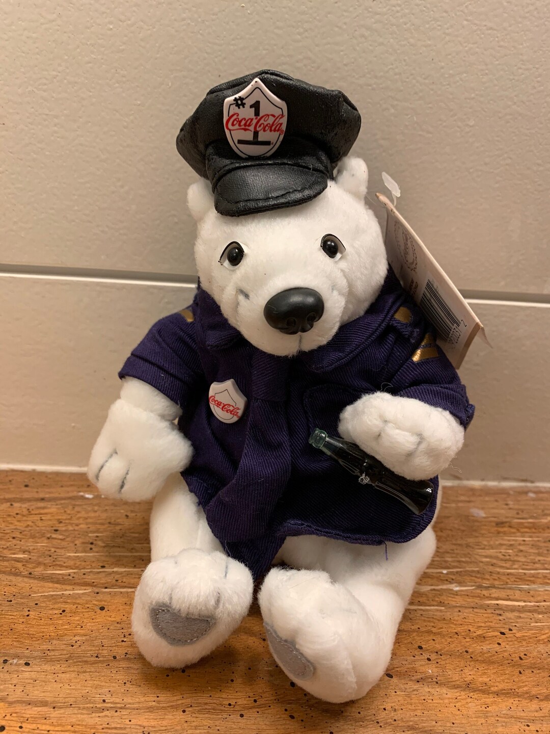 Vintage Coca Cola Coke Policeman Polar Bear HS0315 Bean Bag Career ...