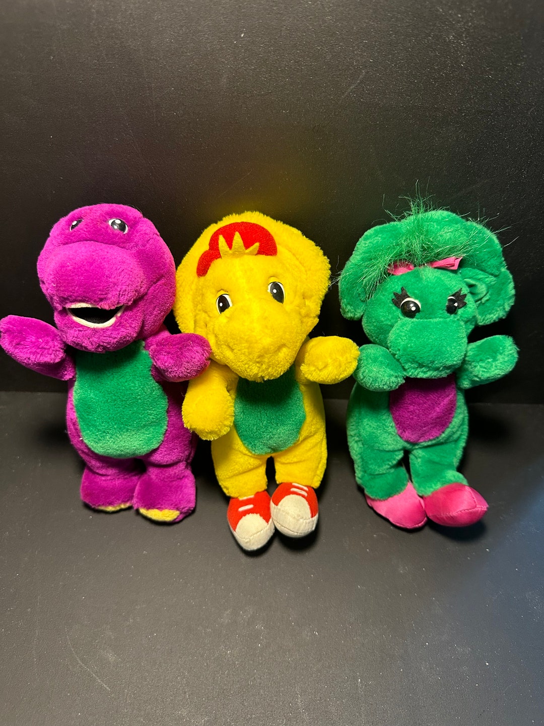 Barney and Friends Dinosaur Plush Set 90’s Barney BJ Baby Bop TV Show ...