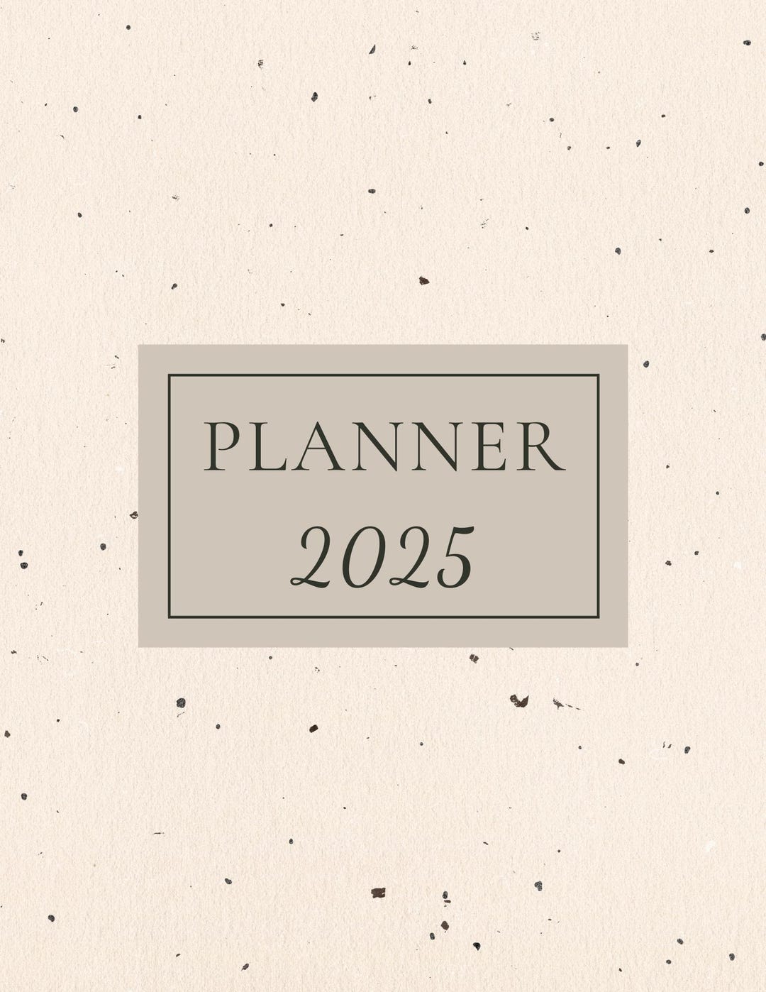 2025 Printable & Editable Digital Planner - Etsy