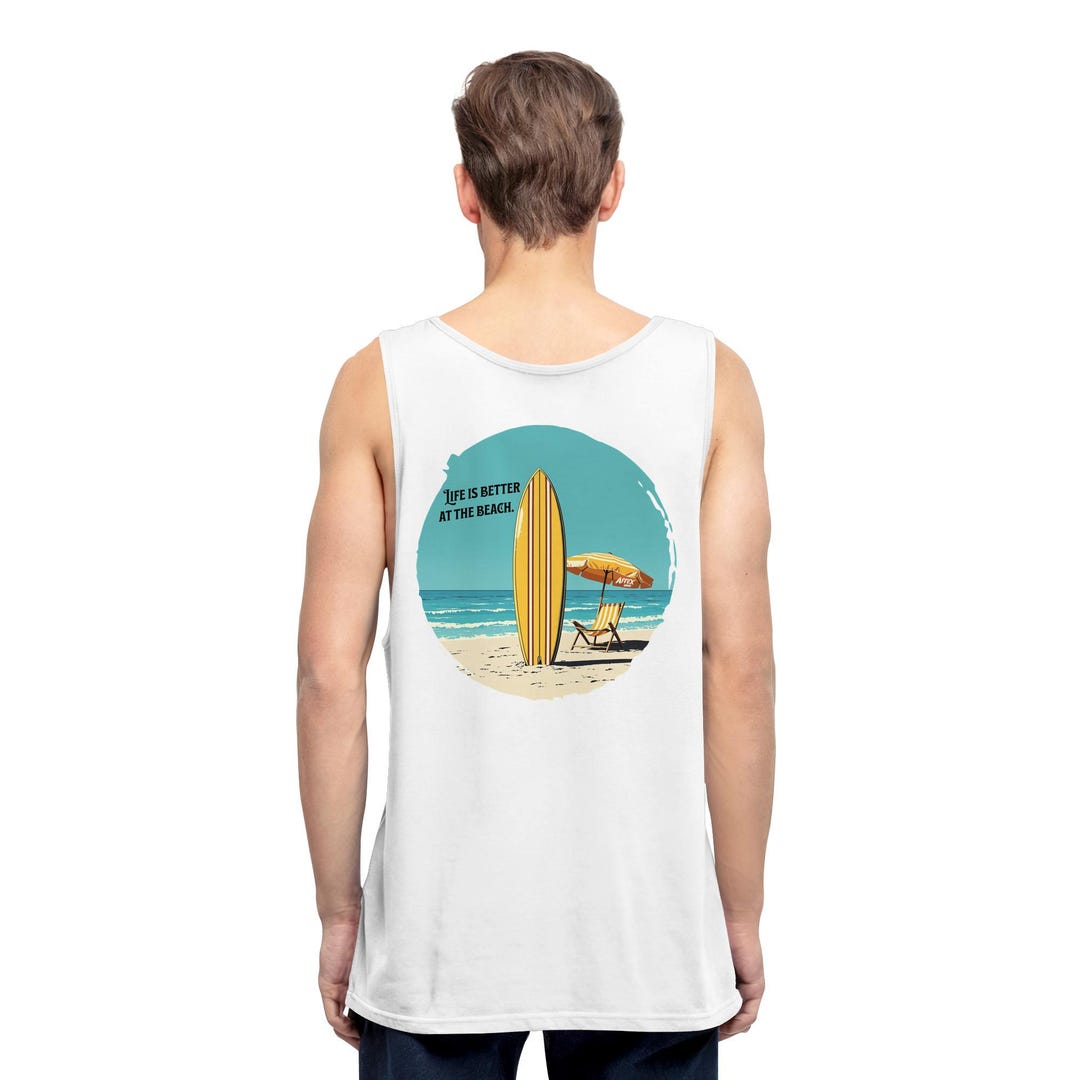 AFFEX ONE – Life is Better at the Beach - Relaxed Tank Top - Etsy