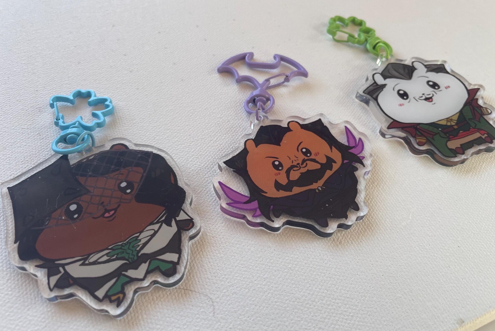 Dragon Age: the Veilguard X Chiikawa Acrylic Charms (neve, Lucanis ...