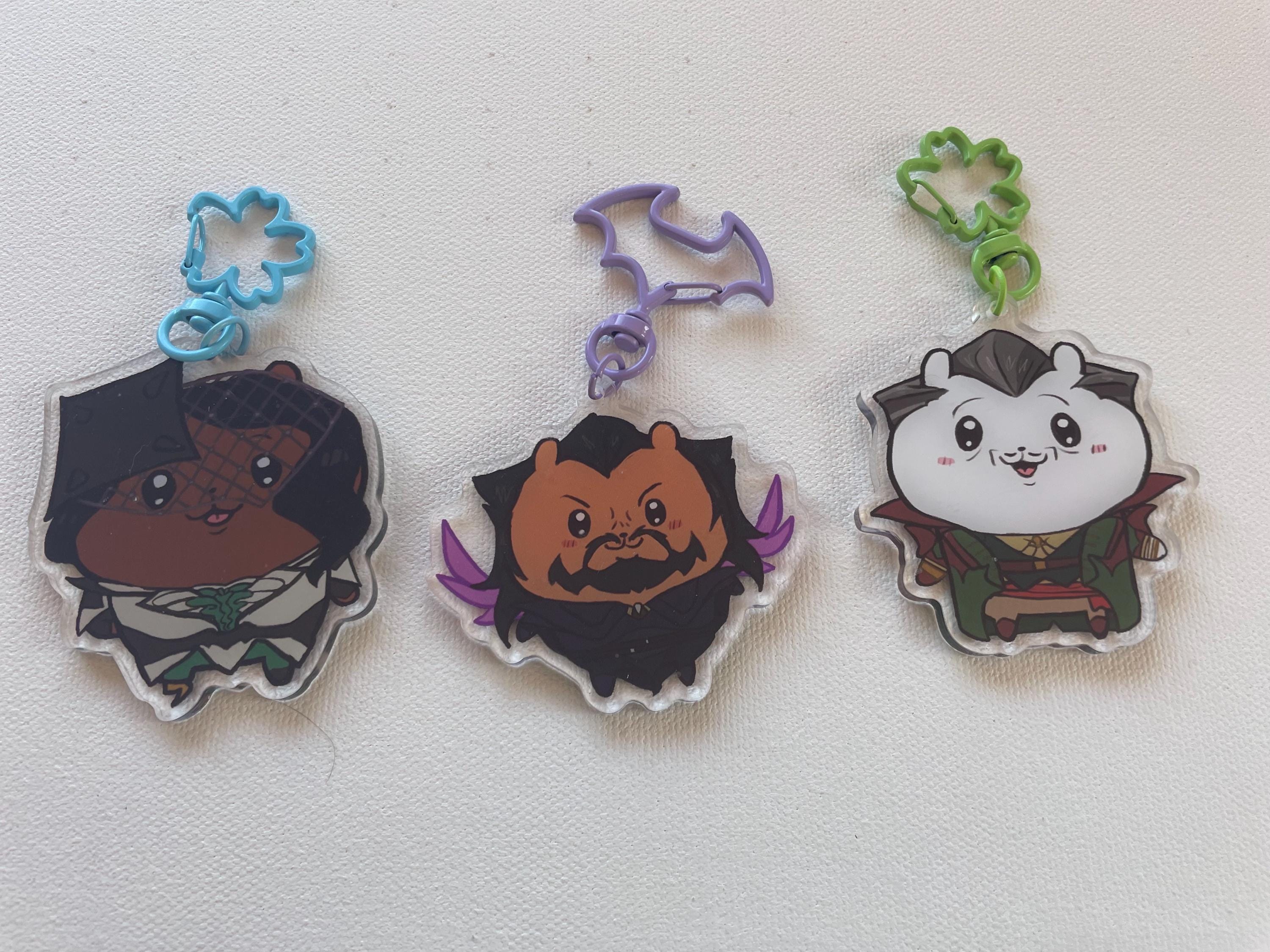 Dragon Age: the Veilguard X Chiikawa Acrylic Charms (neve, Lucanis ...